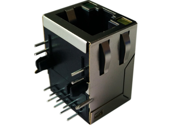 Rj45 a base-T modular dos conectores JD1-0004NL 10/100 integrou o Magnetics