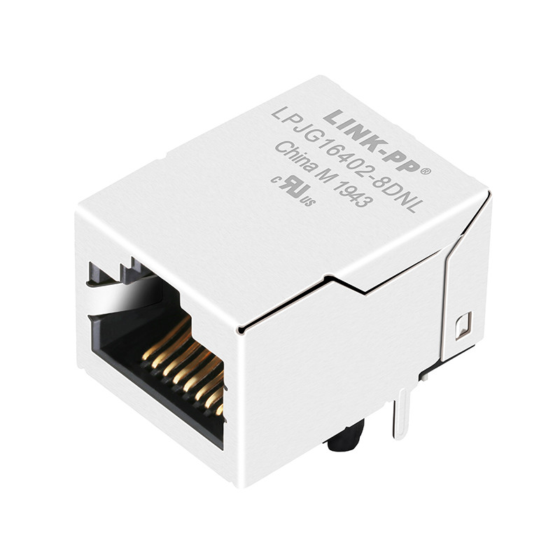 Base-T 1000 integrada porto do Magnetics RJ45 Jack de RT9-HK-0002 1x1 ...