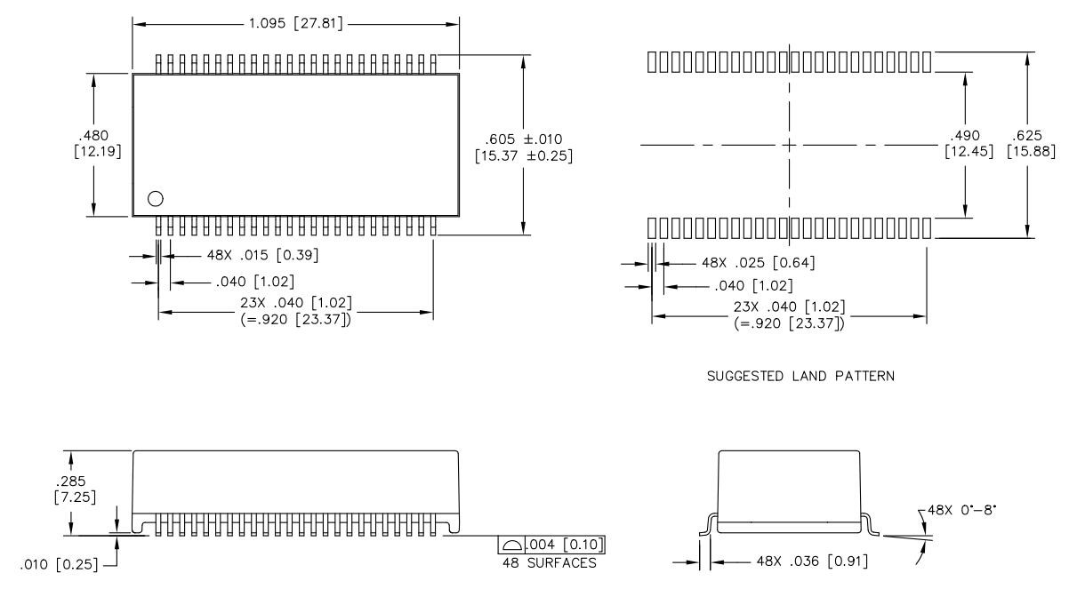 Módulos portuários DUPLOS 48PIN do transformador do ponto de entrada ...
